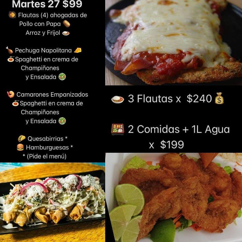 Menu at La Lotería, Desayunos, Comidas, Banquetes y Taquizas restaurant ...