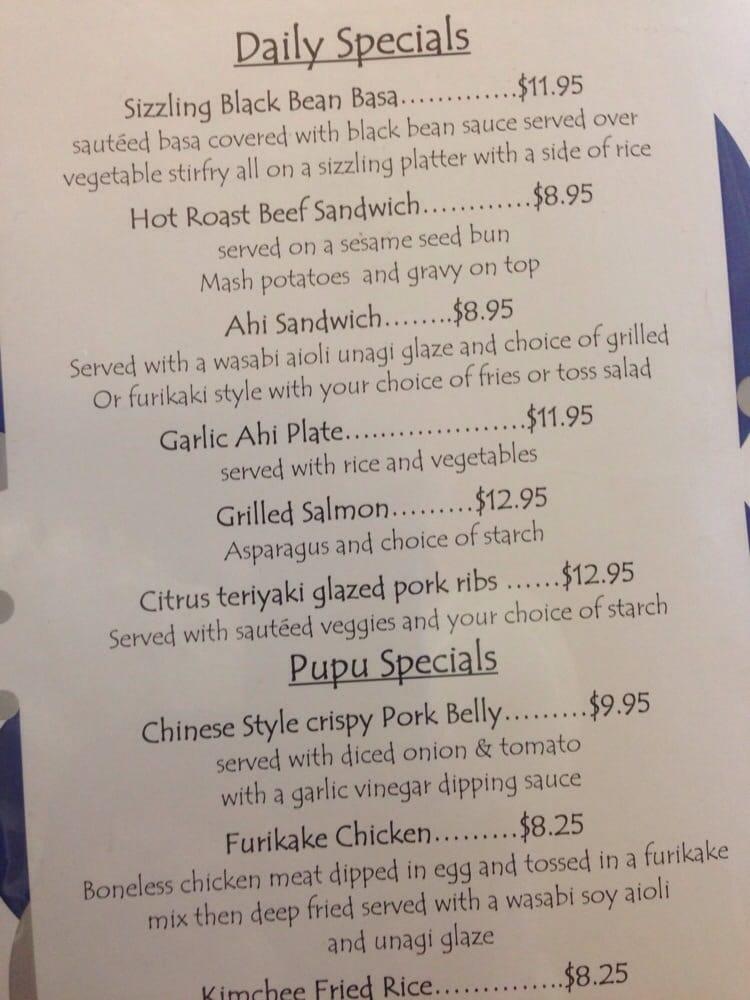 Menu at 360 Ewa Beach Country Club, Ewa Beach