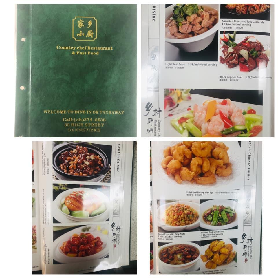 Menu at Country Chef Fast Food, Dannevirke