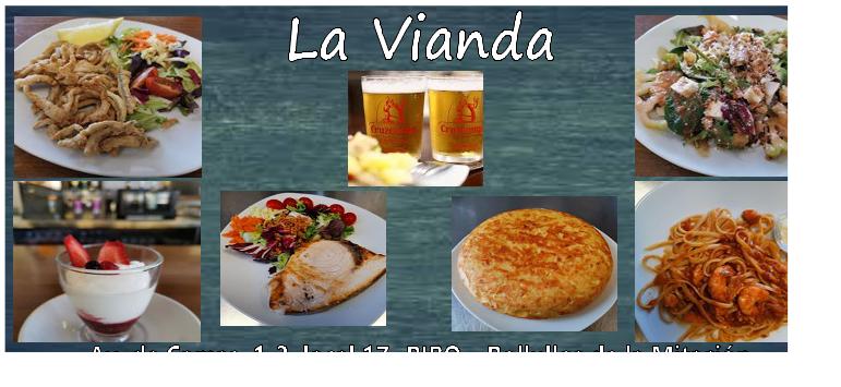 Carta de La Vianda Bar-Restaurante, Bollullos de la Mitación