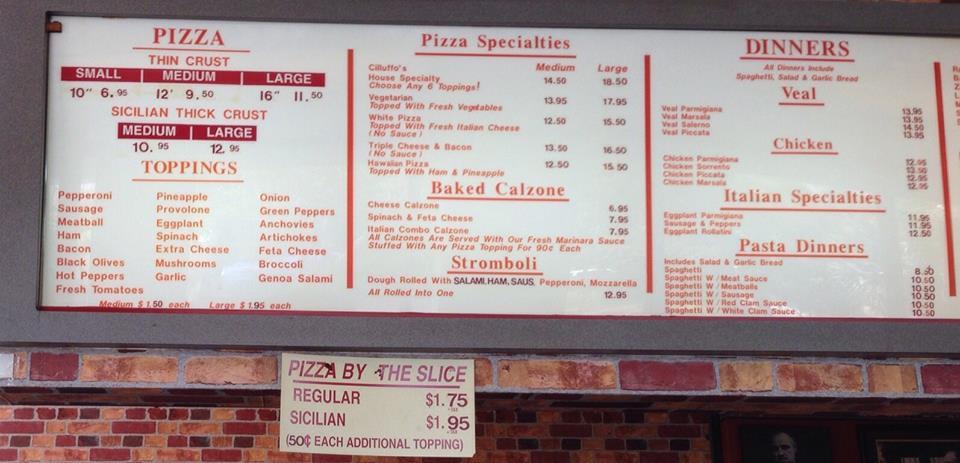 Menu at Pizza Time pizzeria, Boca Raton, SW 2nd Ave #7000