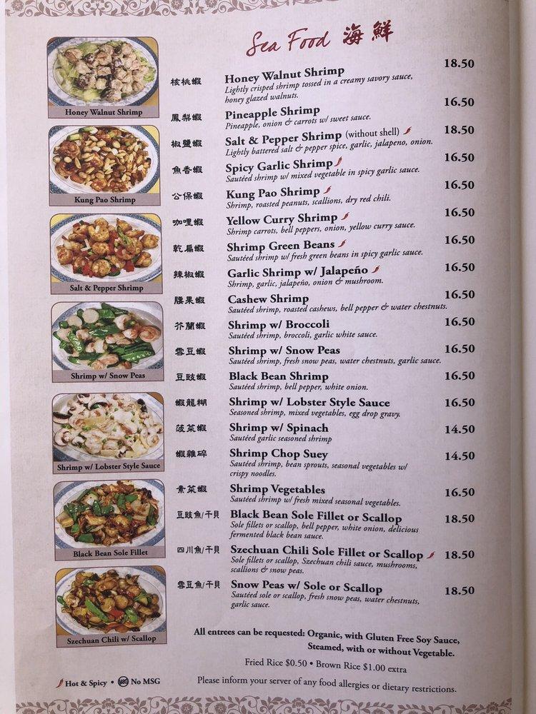Menu at Mandarin House Restaurant, Port Hueneme