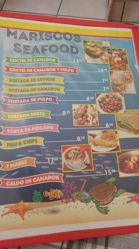 Menu at La Tortuga Loca restaurant, Wenatchee