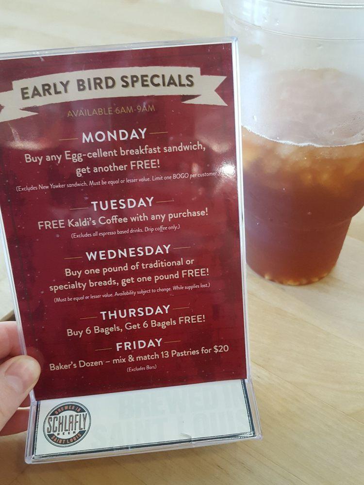 Menu at Companion cafe, Maryland Heights
