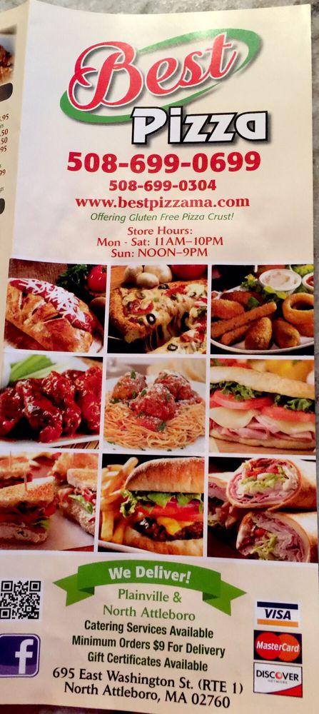 Menu at Best Pizza Market pizzeria, North Attleborough