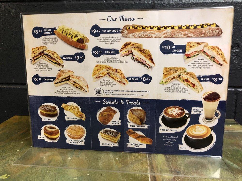 Menu at Ciabatta Cafe & Bakery, Rotorua