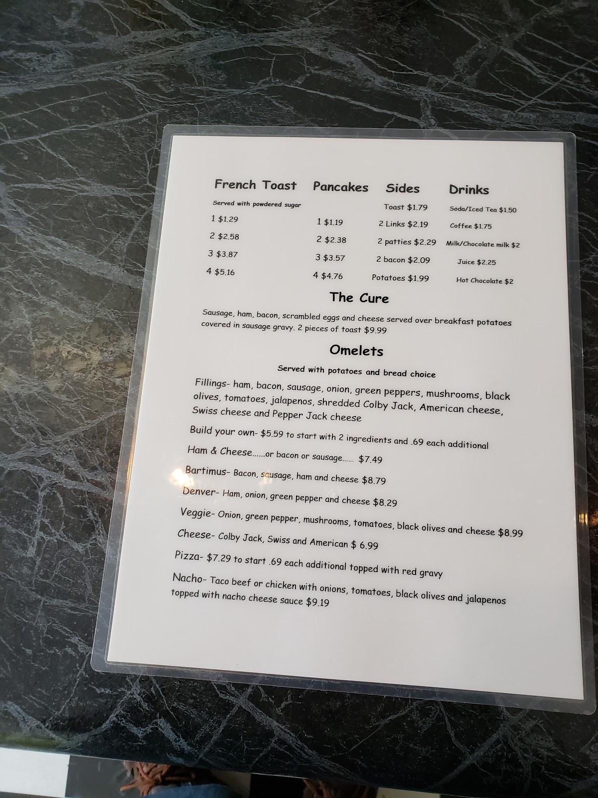 Menu at Runts Munchies LLC. restaurant, Cedar Rapids