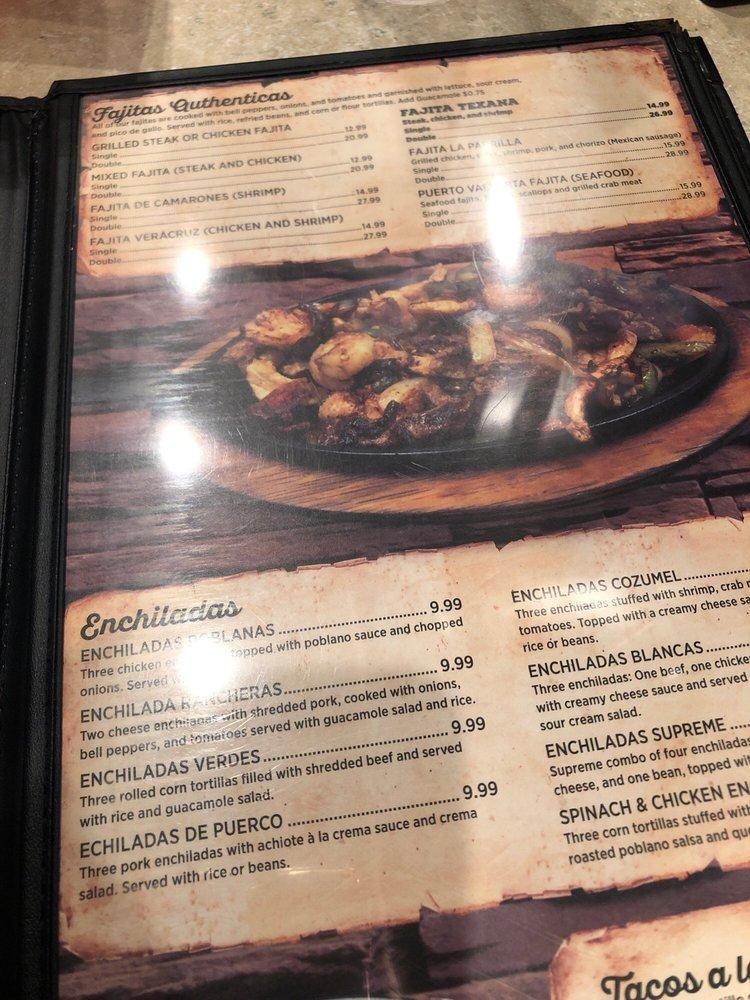Menu at La Parrilla Mexican Grill restaurant, Hampton
