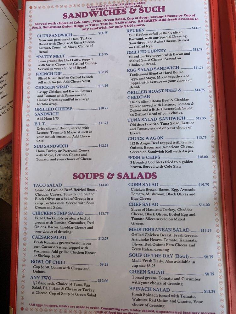 Menu at The Hideaway pub & bar, Belfair