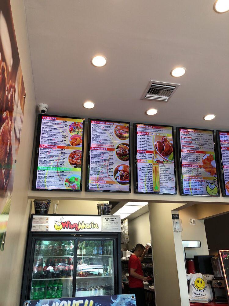 Carta del restaurante WingMania, Homestead