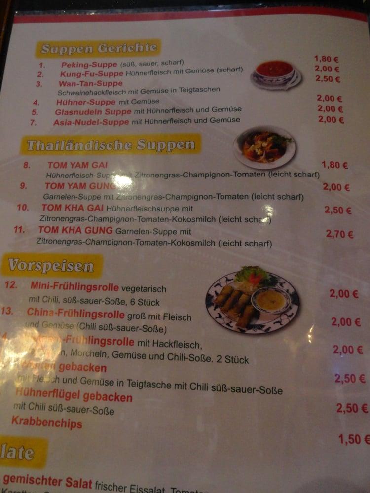 Menu at Asia Haus - Huu Toan Le restaurant, Gotha