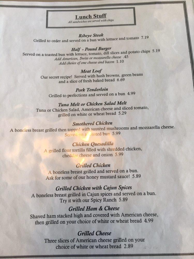 Menu at A Nice Restaurant, New Albany, Blackiston Mill Rd