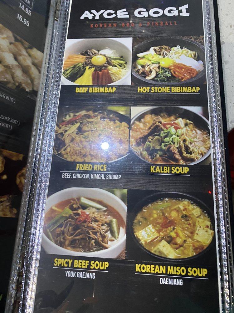 Menu at AYCE GOGI West Hills BBQ, Los Angeles, Fallbrook Ave