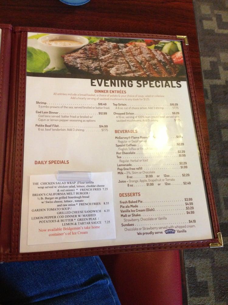 Menu at Charlies Eatery & Pub, Rochester, US-52