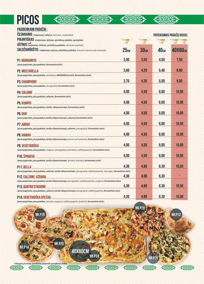 Menu at DIJARAS Alytus restaurant, Alytus
