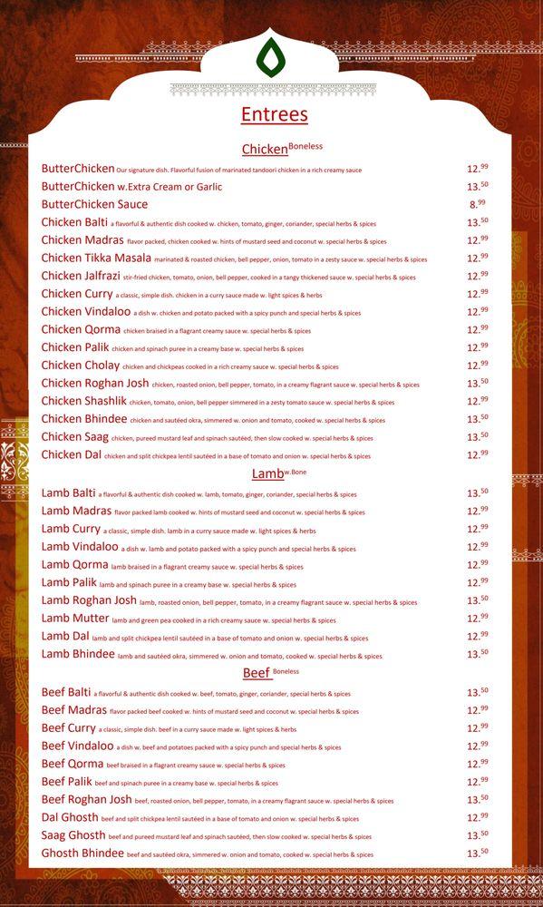Menu at Family Corner Restaurant, Cornwall