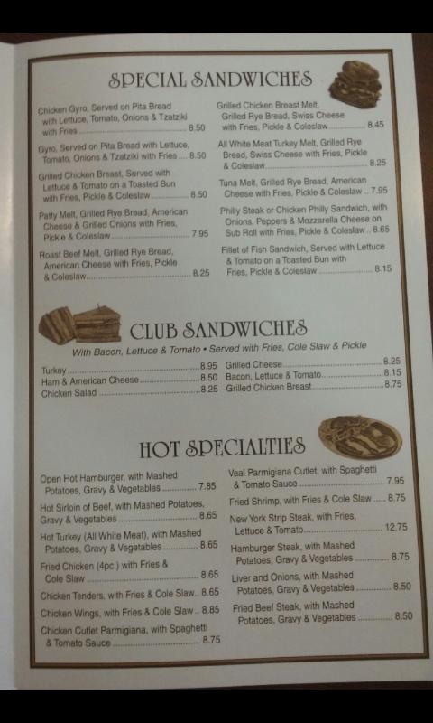 Menu at Toasted Café cafe, Margate