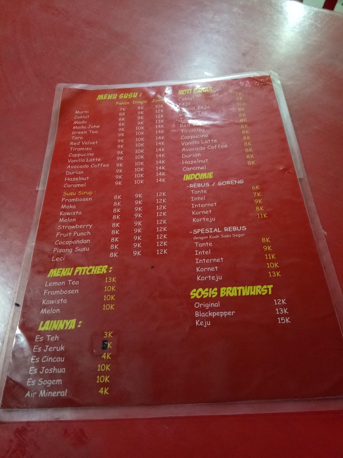 Carta del restaurante Ayam Geprek Mr Suprek Ubaya, Surabaya