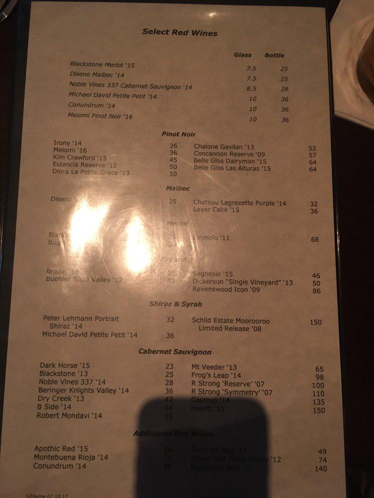 Menu at Cherokee Grill and Steakhouse, Gatlinburg