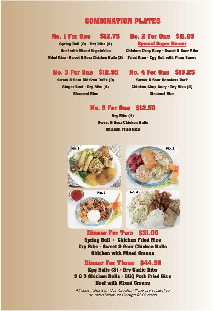 Menu at Hong & Sandy's Family Restaurant, Wetaskiwin