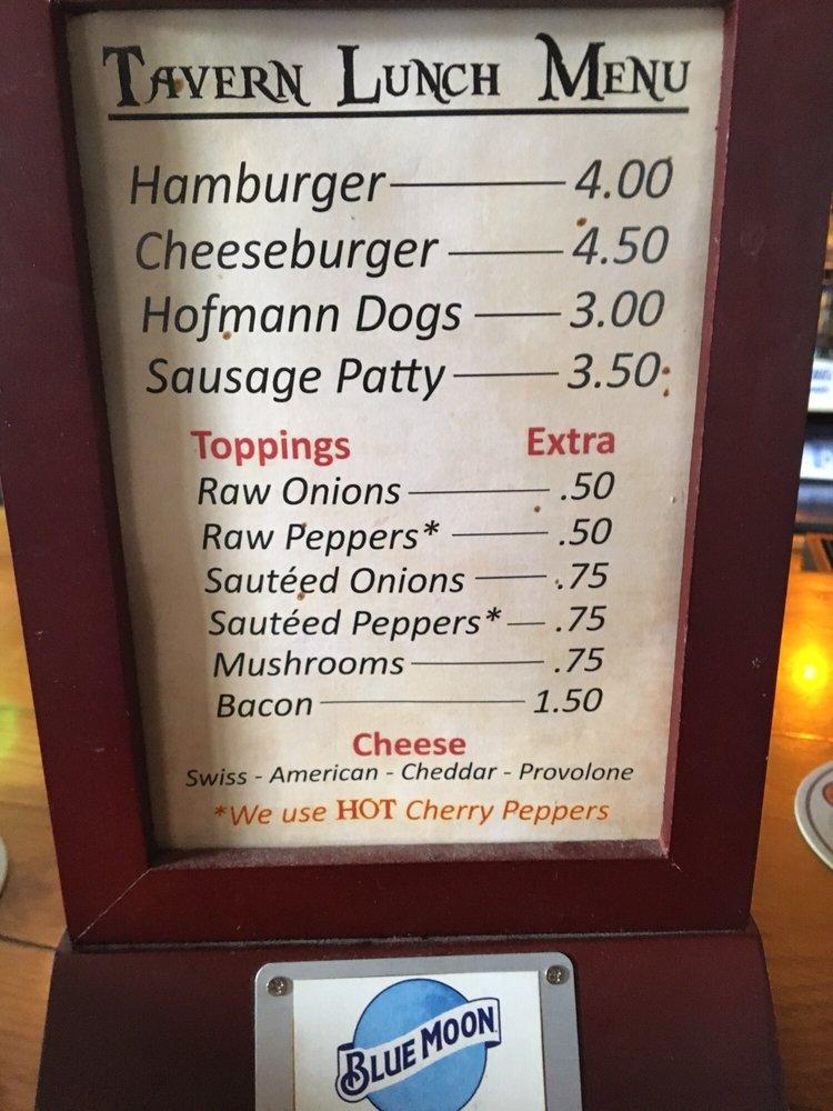 Menu at The Tavern pub & bar, Eagle Bay, NY-28