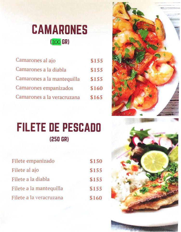 Menu at Pollos Y Carnes Asadas El Güero restaurant, Manzanillo