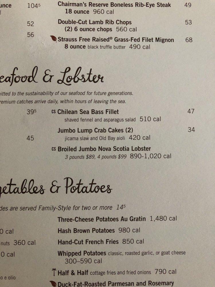 Menu at The Palm – New York steakhouse, West New York, 250 W 50th St