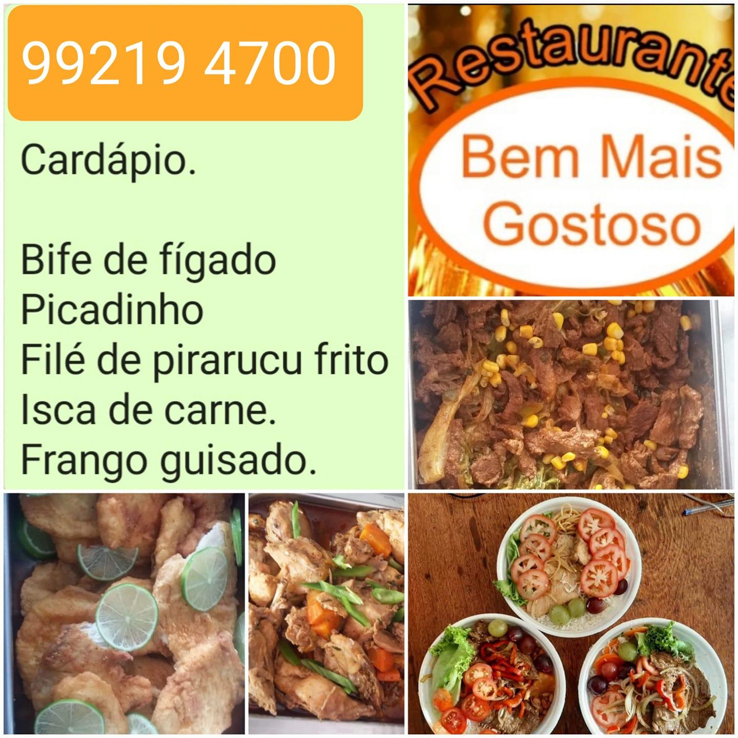 Menu at Bem + Gostoso restaurant, Manaus