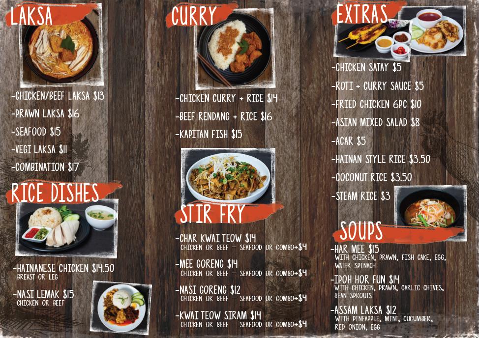 Menu at Jimmy's Recipe Gateway restaurant, Sydney, Level 2 Shop 2-04/1 ...