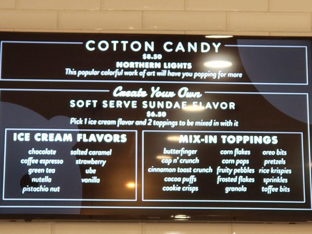 Menu at Polar Playground desserts, Huntington Beach