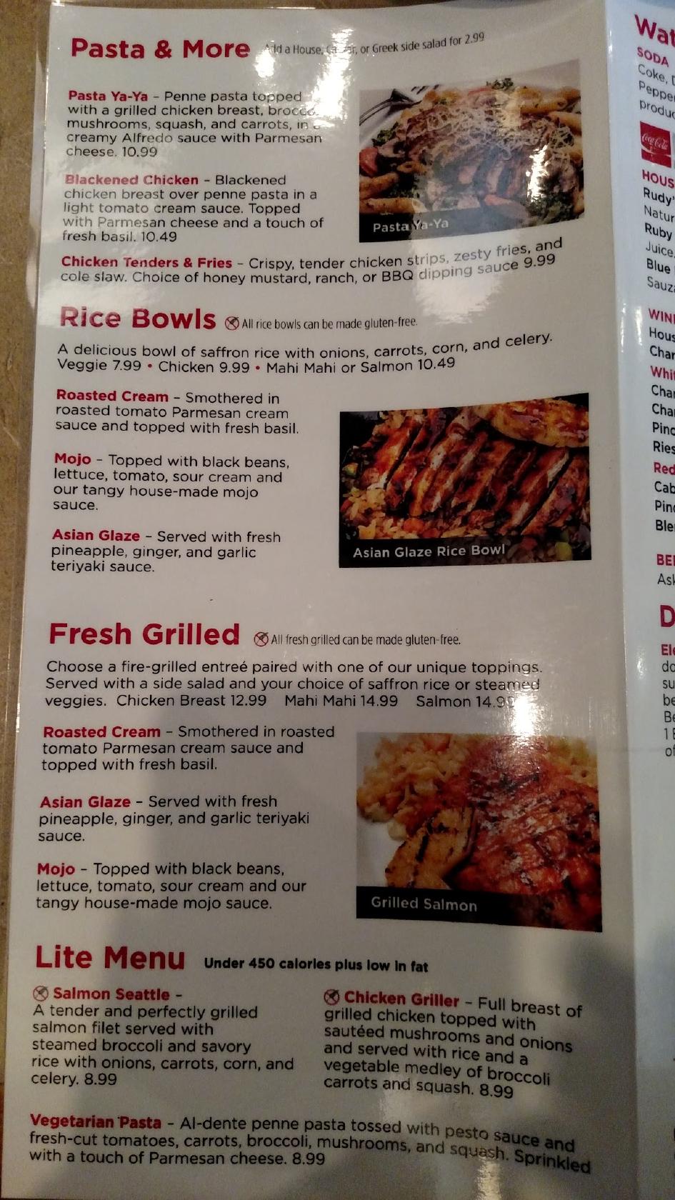 Menu at Red Elephant Pizza & Grill pizzeria, Dothan