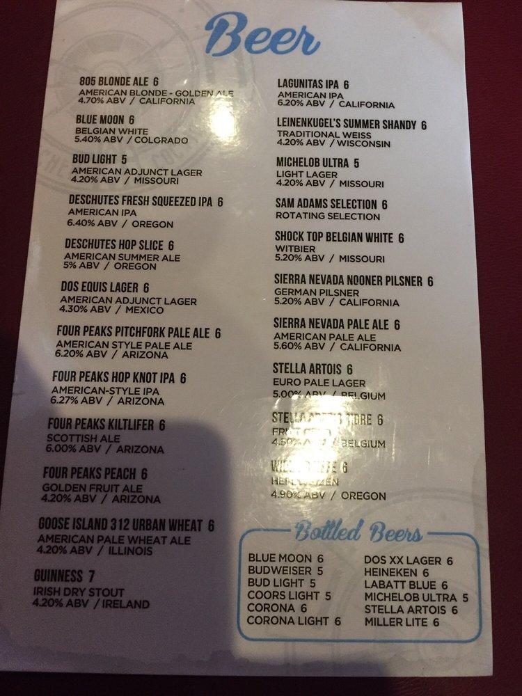 Menu at Hi Fi Kitchen & Cocktails - Scottsdale club, Scottsdale