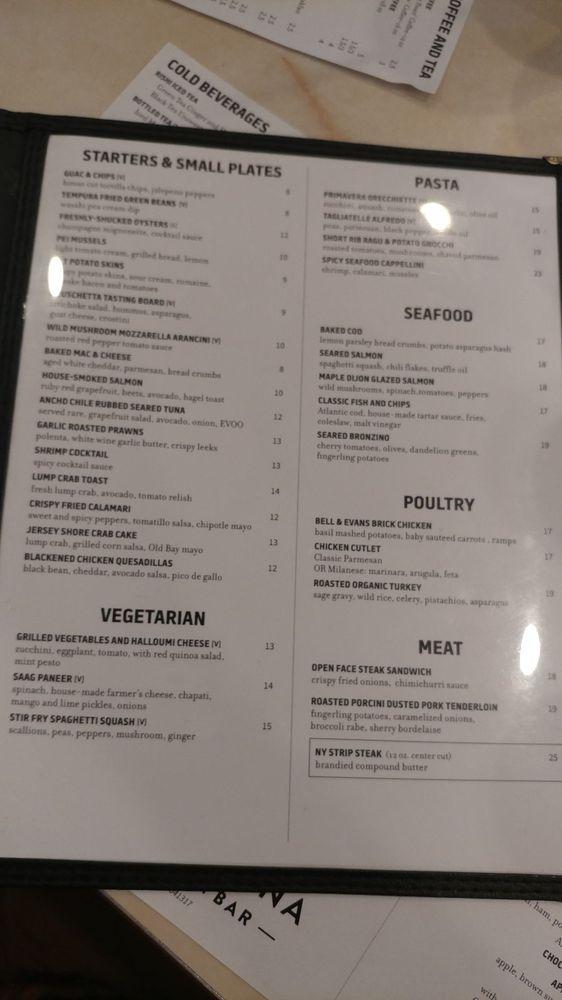 Menu at Americana Kitchen & Bar, East Windsor, 359 US-130