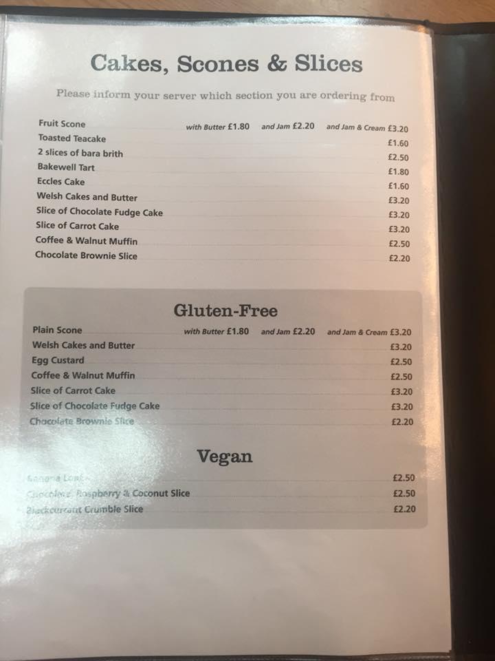 Menu at Barnacles Fish & Chips, Llandudno