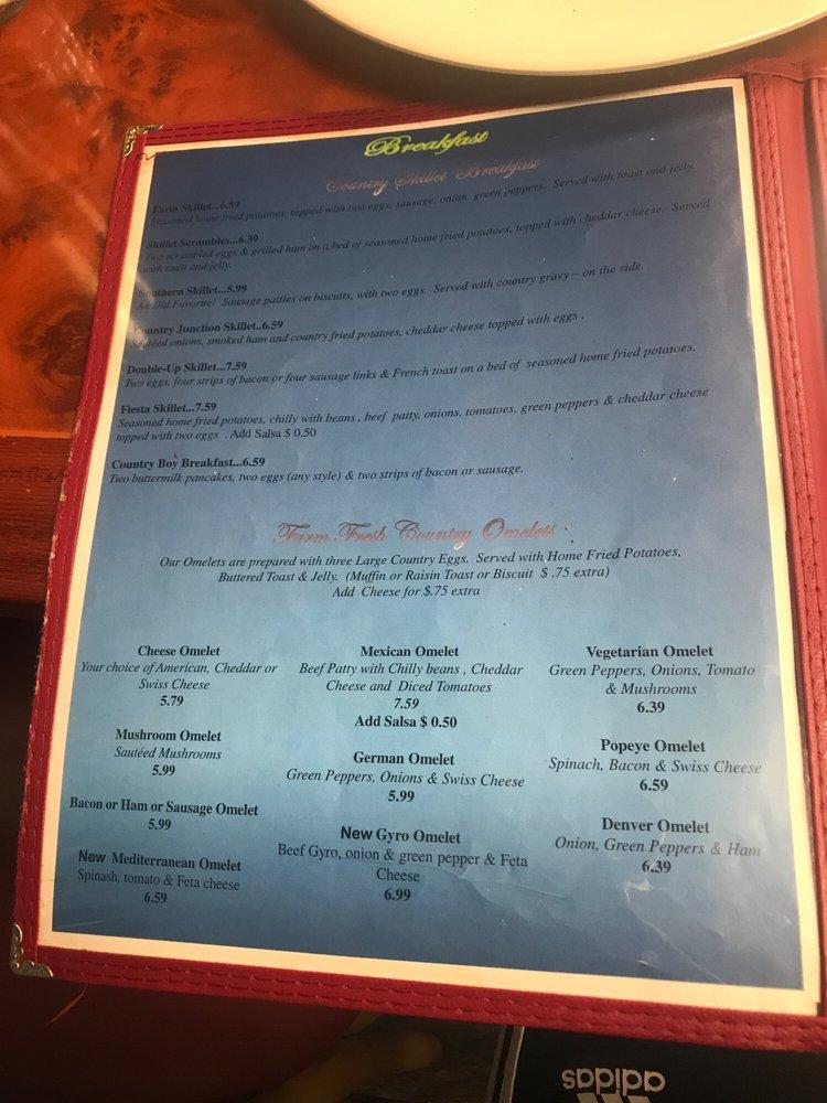 Menu at Florissant City Diner restaurant, Florissant