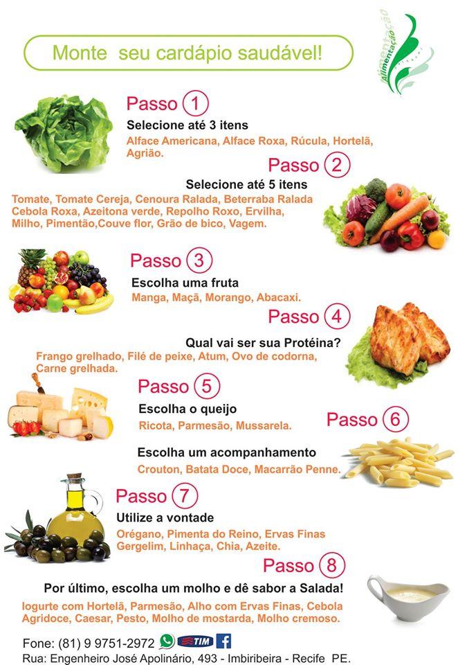Menu at Alimentação Saudável pub & bar, Recife