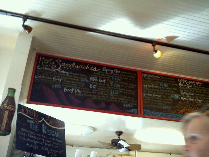 Menu at High Street Market & Deli restaurant, San Luis Obispo