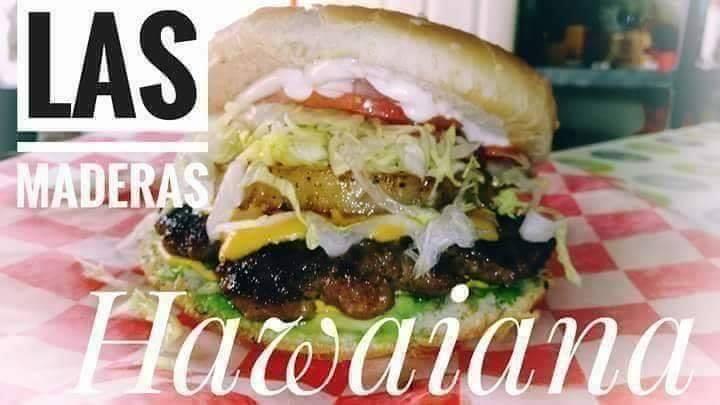 Menu at Las Maderas restaurant, Reynosa