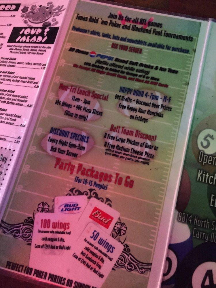 Menu at Firehouse Grill & Pub Inc, Temple Terrace