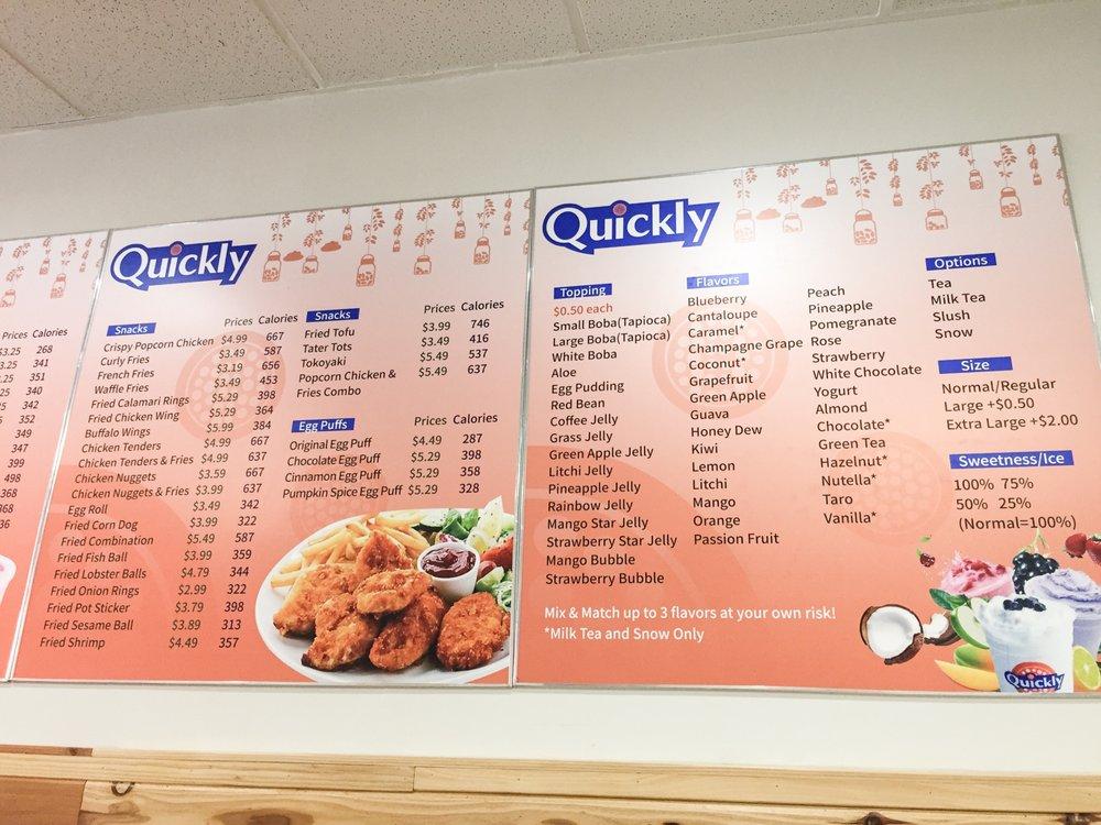 Menu at Quickly pub & bar, Sacramento, Truxel Rd UNIT 6A
