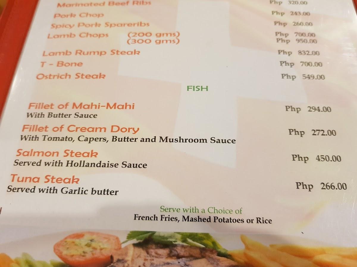Carta de The SWISS Deli and Restaurant, Dávao, Mamay Rd