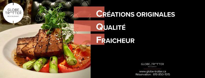 Menu au Restaurant Globe-Trotter, Drummondville