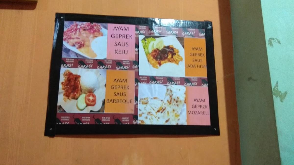 Menu at HiK Garasi (RAMIRO) restaurant, Gagaksipat