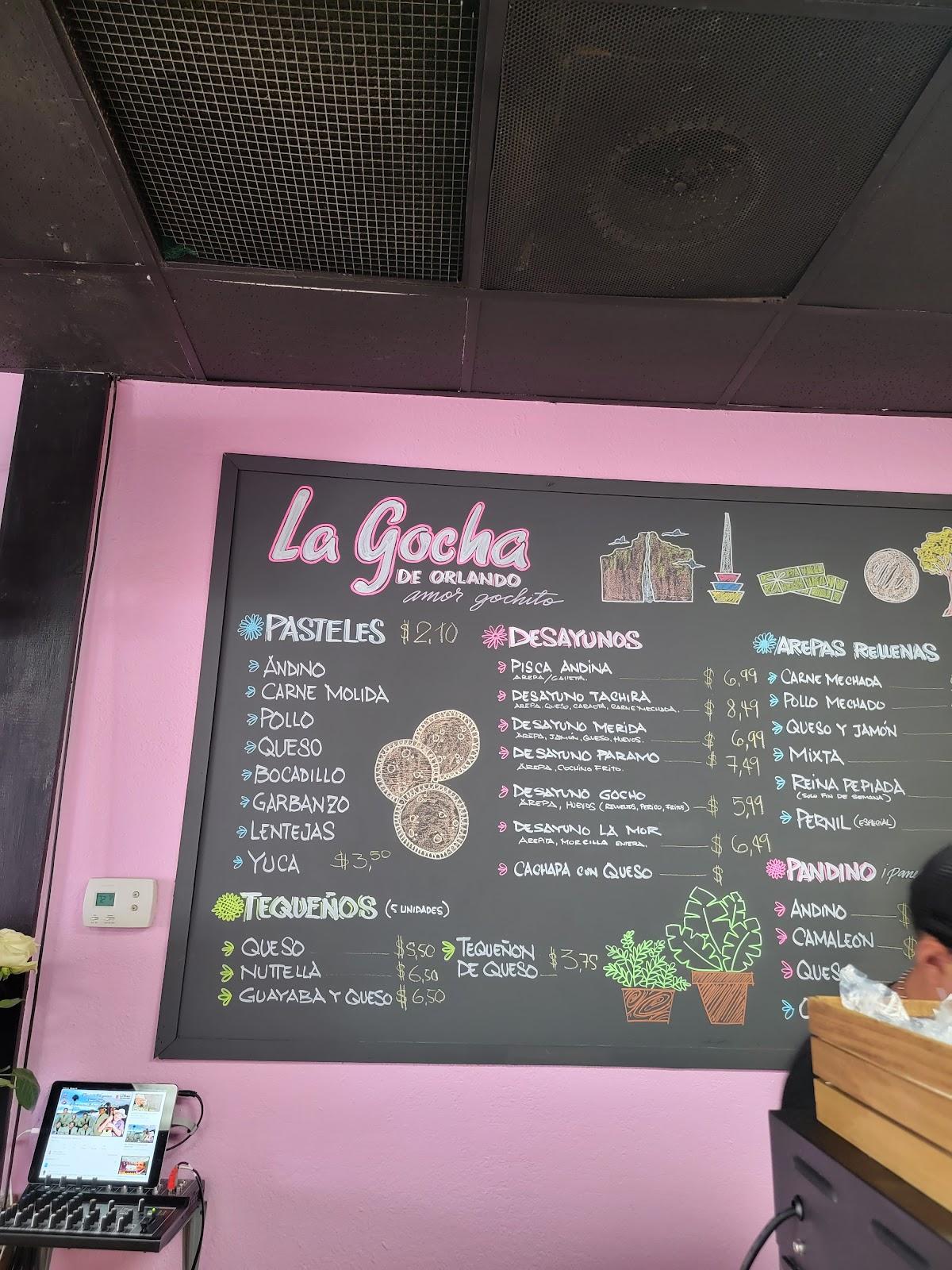 Menu at La Gocha de Orlando restaurant, Orlando, S Orange Blossom Trl