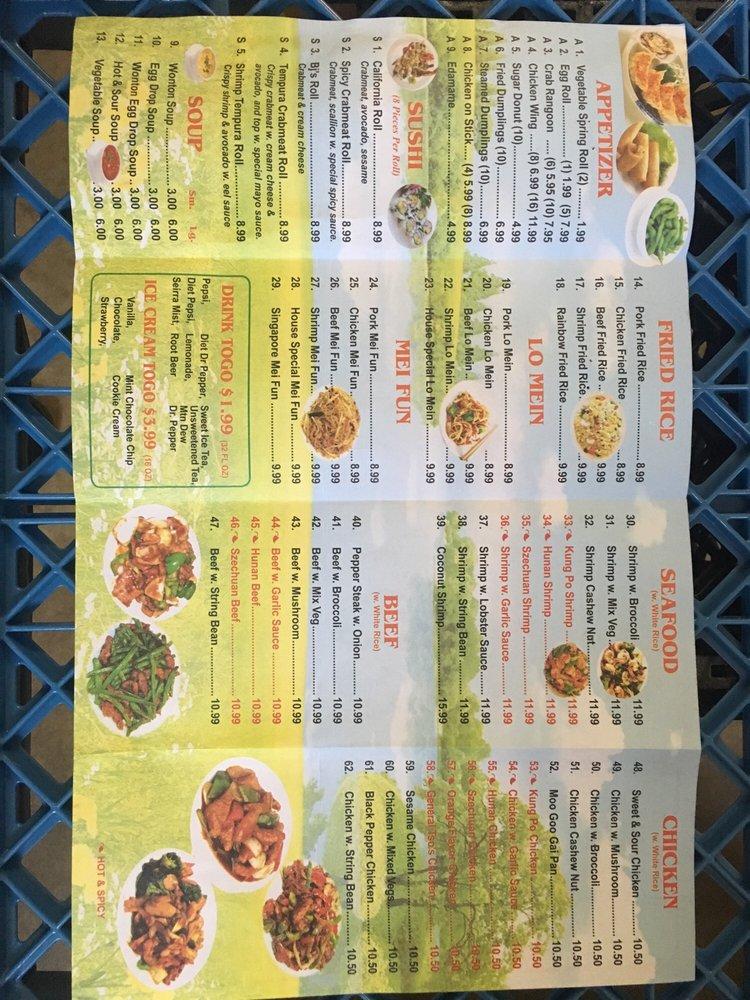 Menu at Super Buffet restaurant, Gatesville