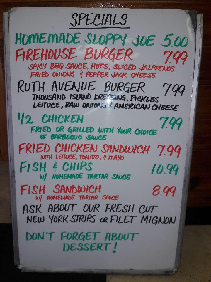 Menu at Cruiser's Pit Beef restaurant, Sparrows Point