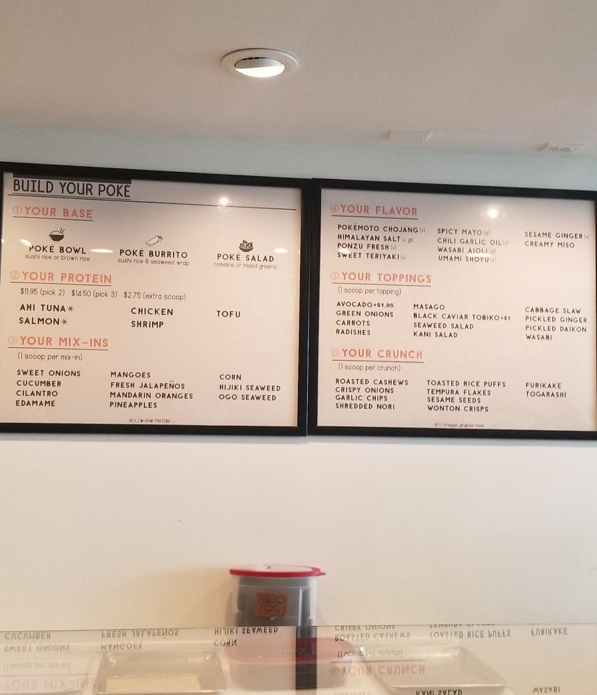 Menu at Pokémoto - Hamden restaurant, Hamden