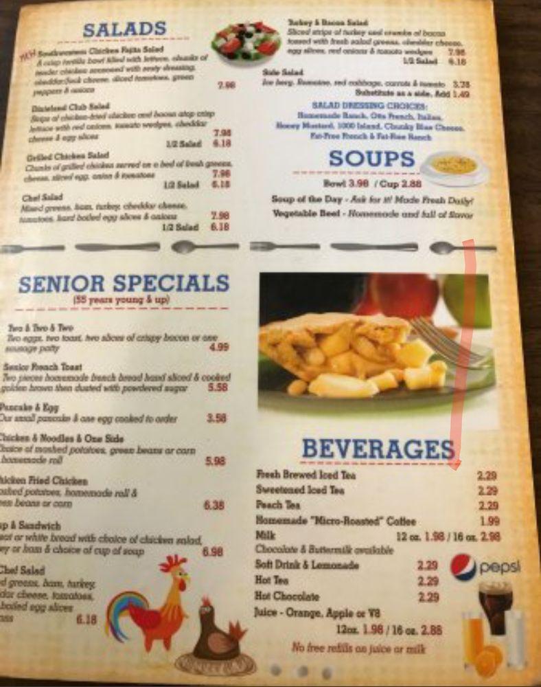 Menu at Granny Shaffer's Restaurant, Joplin, N Rangeline Rd