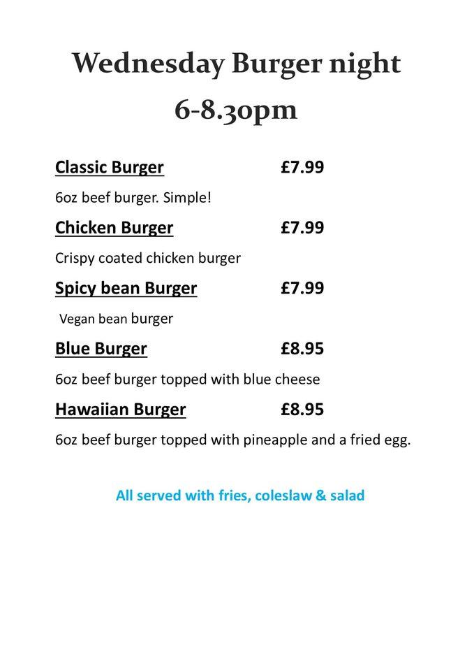 Menu at The Winking Man pub & bar, Heathylee