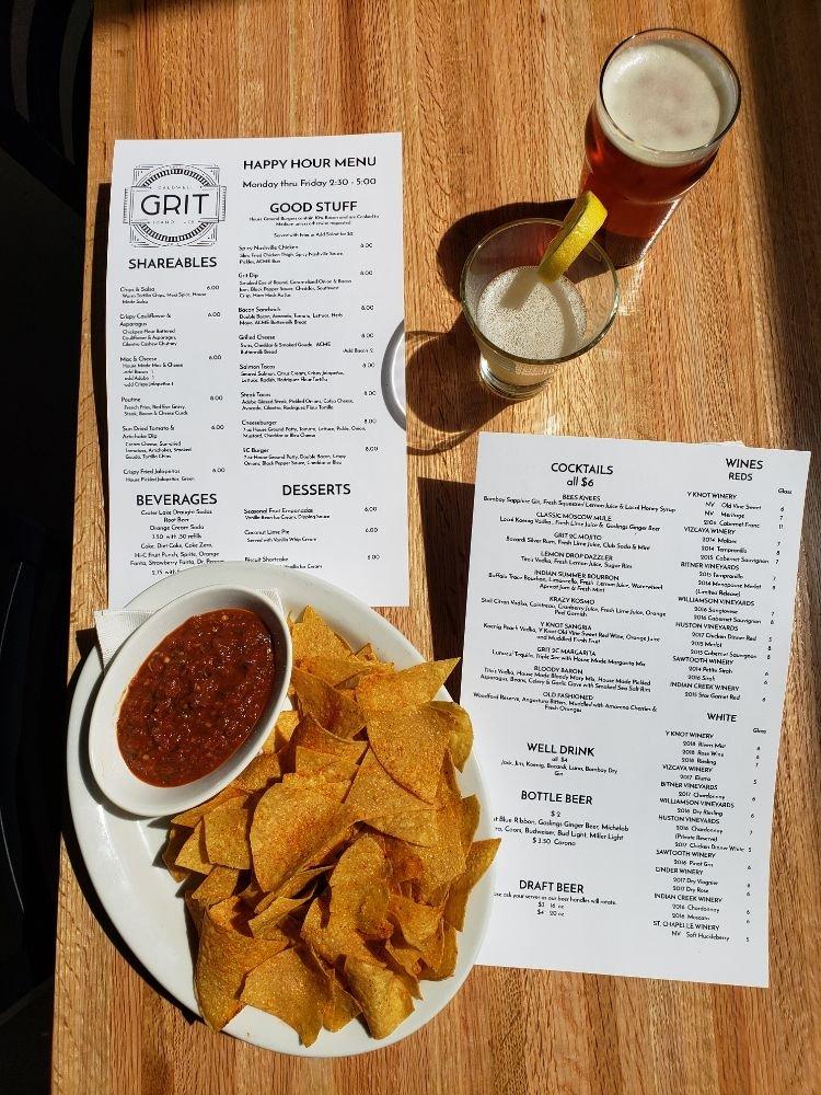 Menu at Grit 2C pub & bar, Caldwell